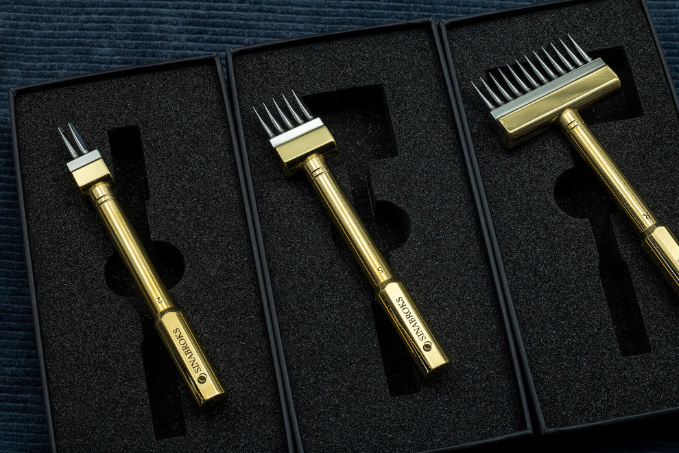 Sinabroks Pricking Irons - 1.8 mm - INVERSE – Van Dijk leather supplies