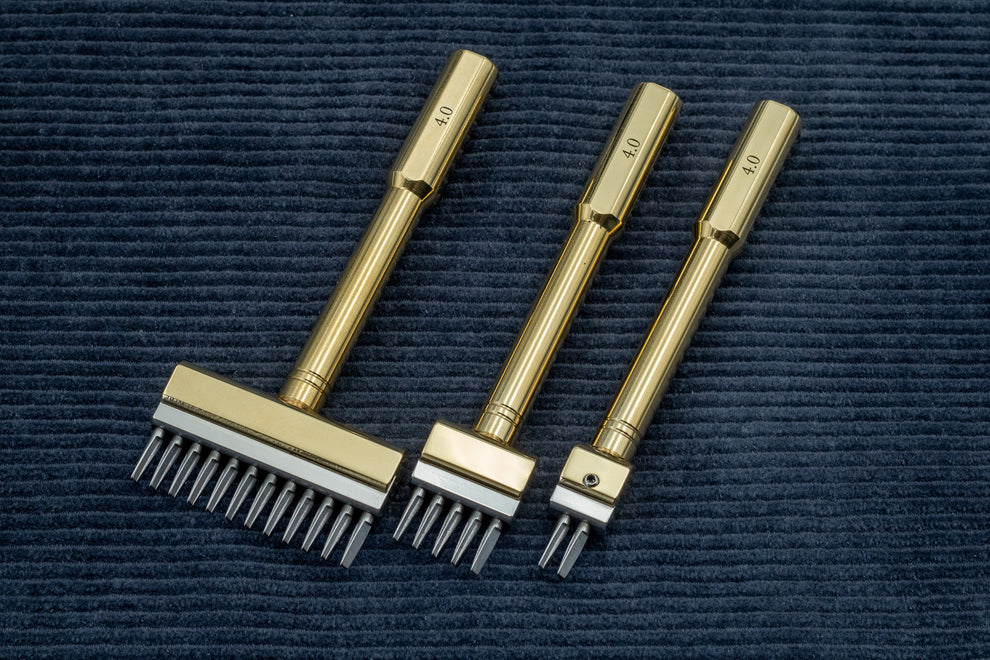 Sinabroks Pricking Irons - 2.2 mm teeth – Van Dijk leather supplies
