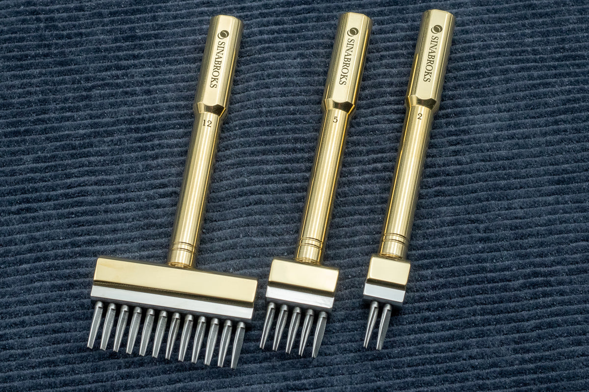 Sinabroks Pricking Irons - 1.8 mm teeth – Van Dijk leather supplies